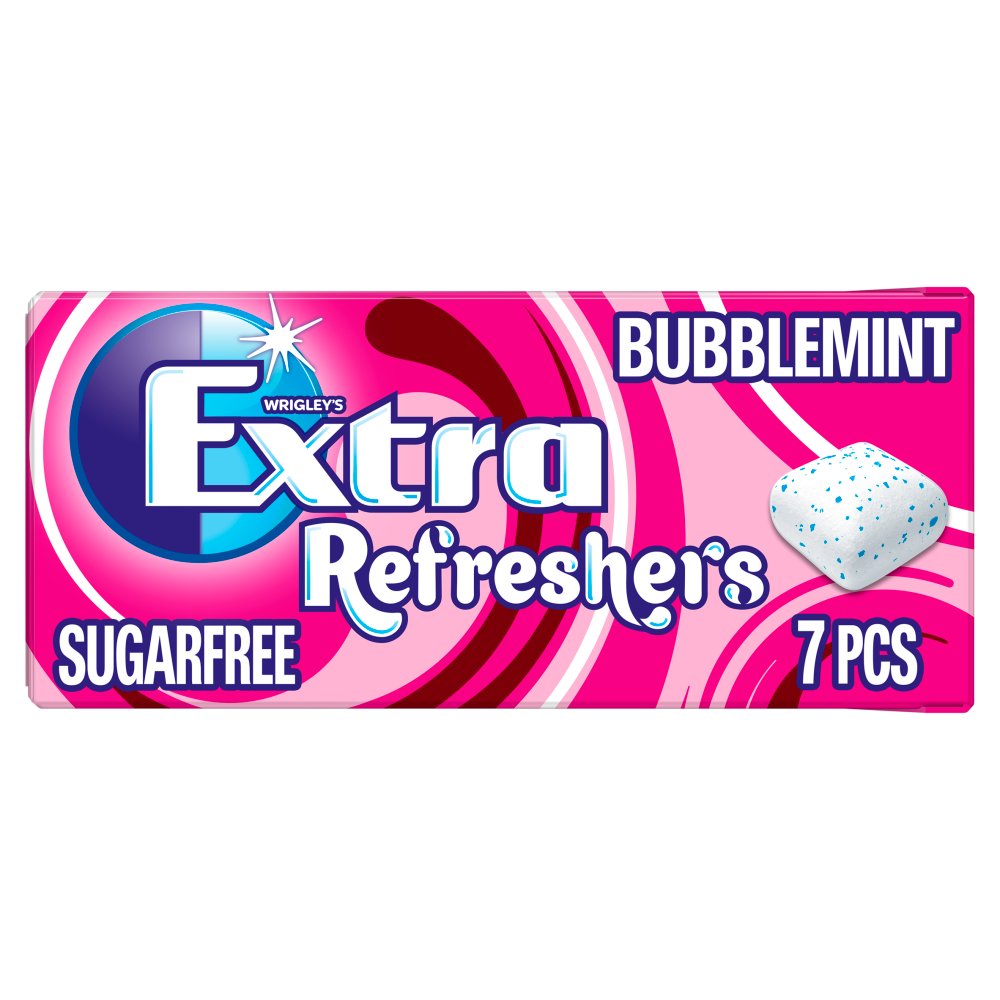 Wrigley’s EXtra Refreshers Bubblemint Sugarfree Chewing Gum 7 Pieces 15.6g 7pce X 16 X 1 – Belito