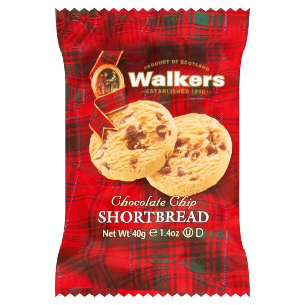 Walkers Chocolate Chip Shortbread 40g 2s X 20 X 3 – Belito