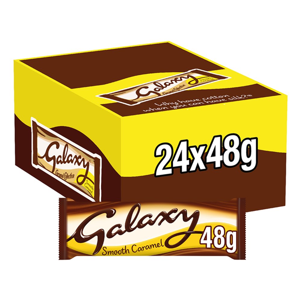 GalaXy Smooth Caramel Chocolate Bar 48g Std X 24 X 1 – Belito