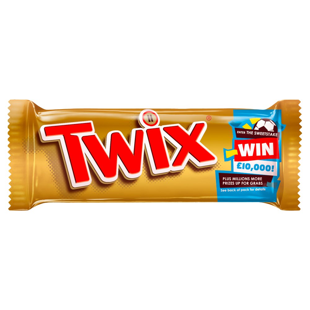 TwiX Chocolate Biscuits Twin Bars 50g Std X 32 X 1 – Belito
