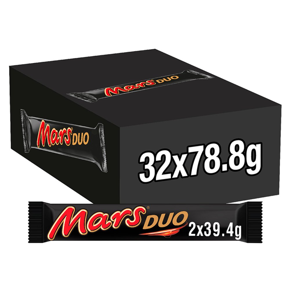 Mars Duo Chocolate Bar 2 X 39.4g 78.8g X 32 X 1 – Belito