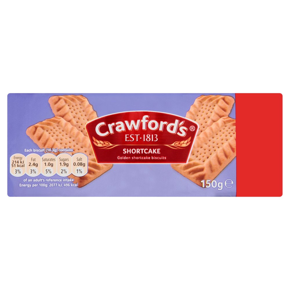 Crawford’s Shortcake Biscuits 150g X 12 X 1 – Belito