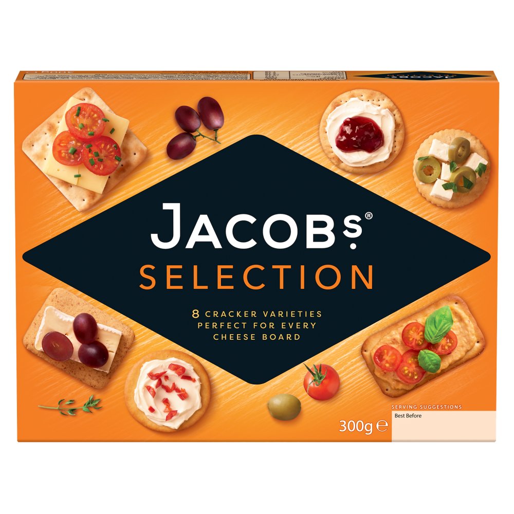 Jacobs Biscuits For Cheese Crackers 300g X 10 – Belito