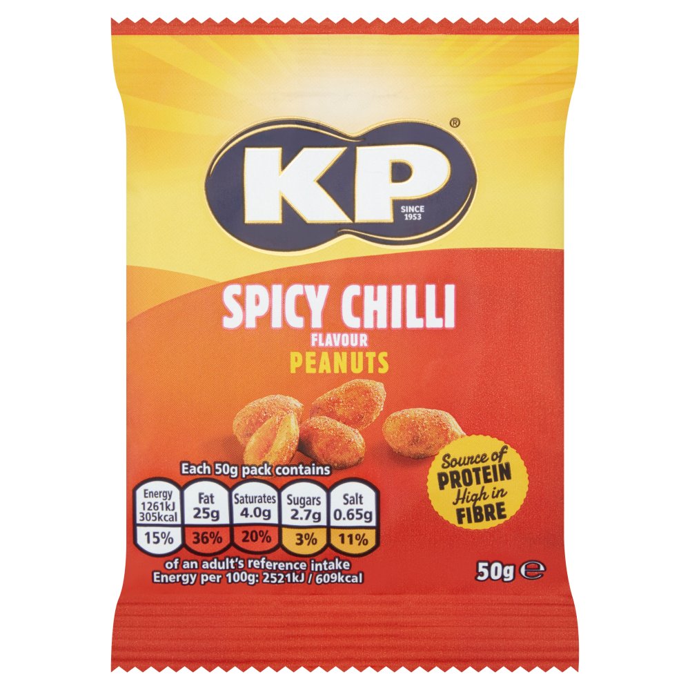 KP Spicy Chilli Flavour Peanuts 50g X 21 X 1 – Belito