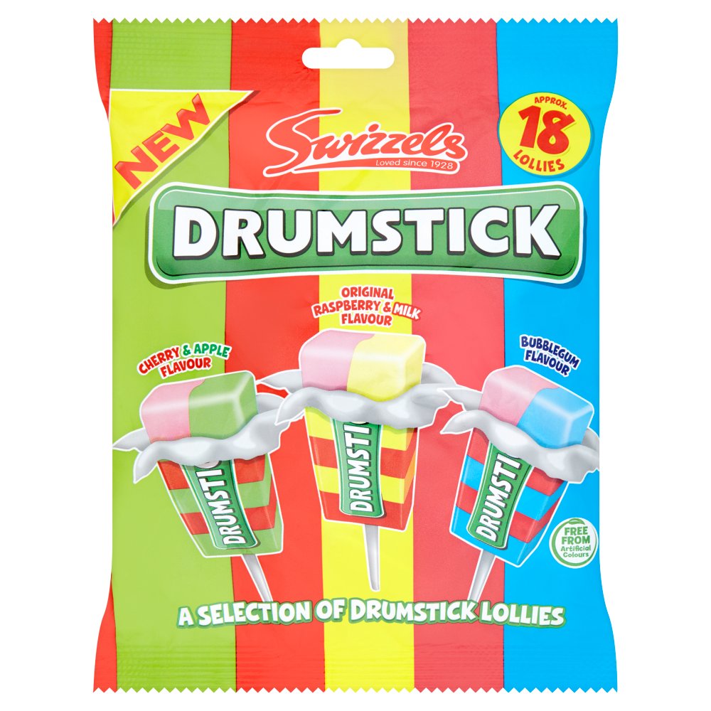 Swizzels Drumstick MiXed Lolly Bag 180g X 12 X 1 – Belito