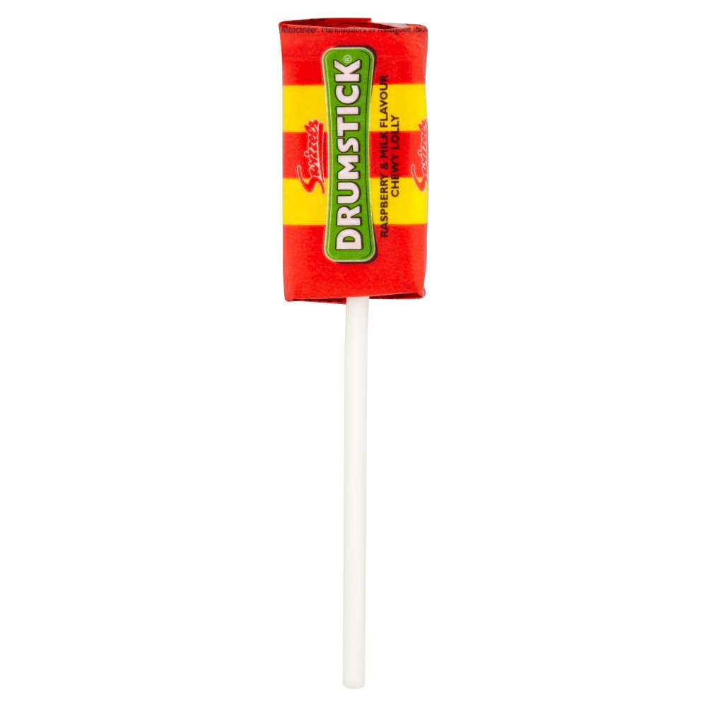 Swizzels Drumstick Lolly Raspberry and Milk 12g 10p X 60 X 1 – Belito