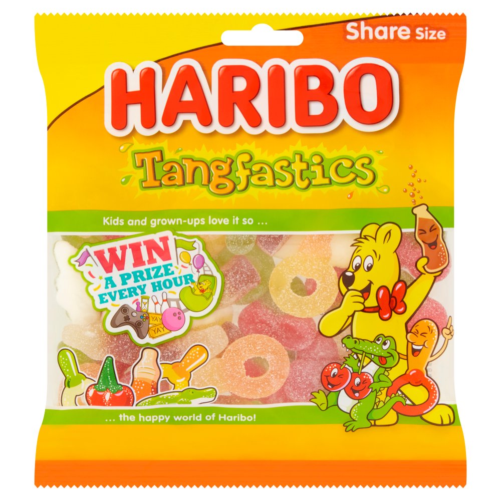 HARIBO Tangfastics Bag 180g £1 PM 180g X 12 X 1 – Belito