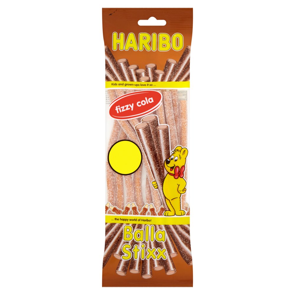 HARIBO Fizzy Cola Balla StiX Bag 140g X 12 X 1 – Belito