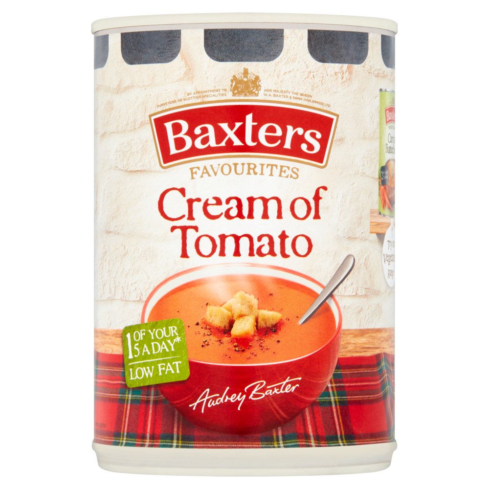 BaXters Favourites Cream of Tomato Soup 400g X 12 X 1 – Belito