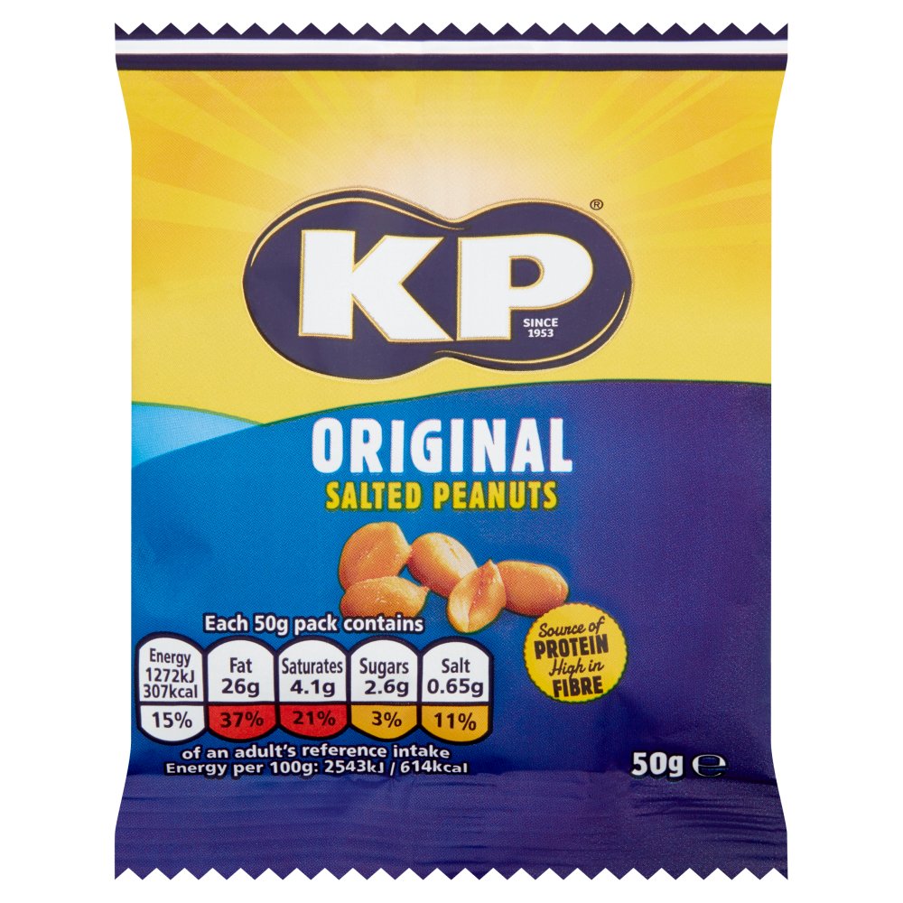 KP Original Salted Peanuts 50g X 21 X 7 – Belito