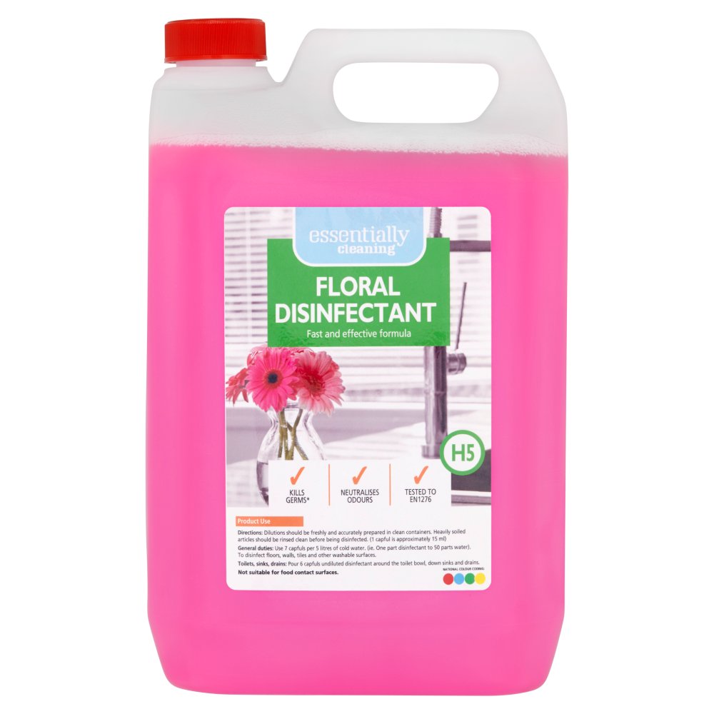 Essentially Cleaning Floral Disinfectant H5 5L 5Ltr X 1 – Belito