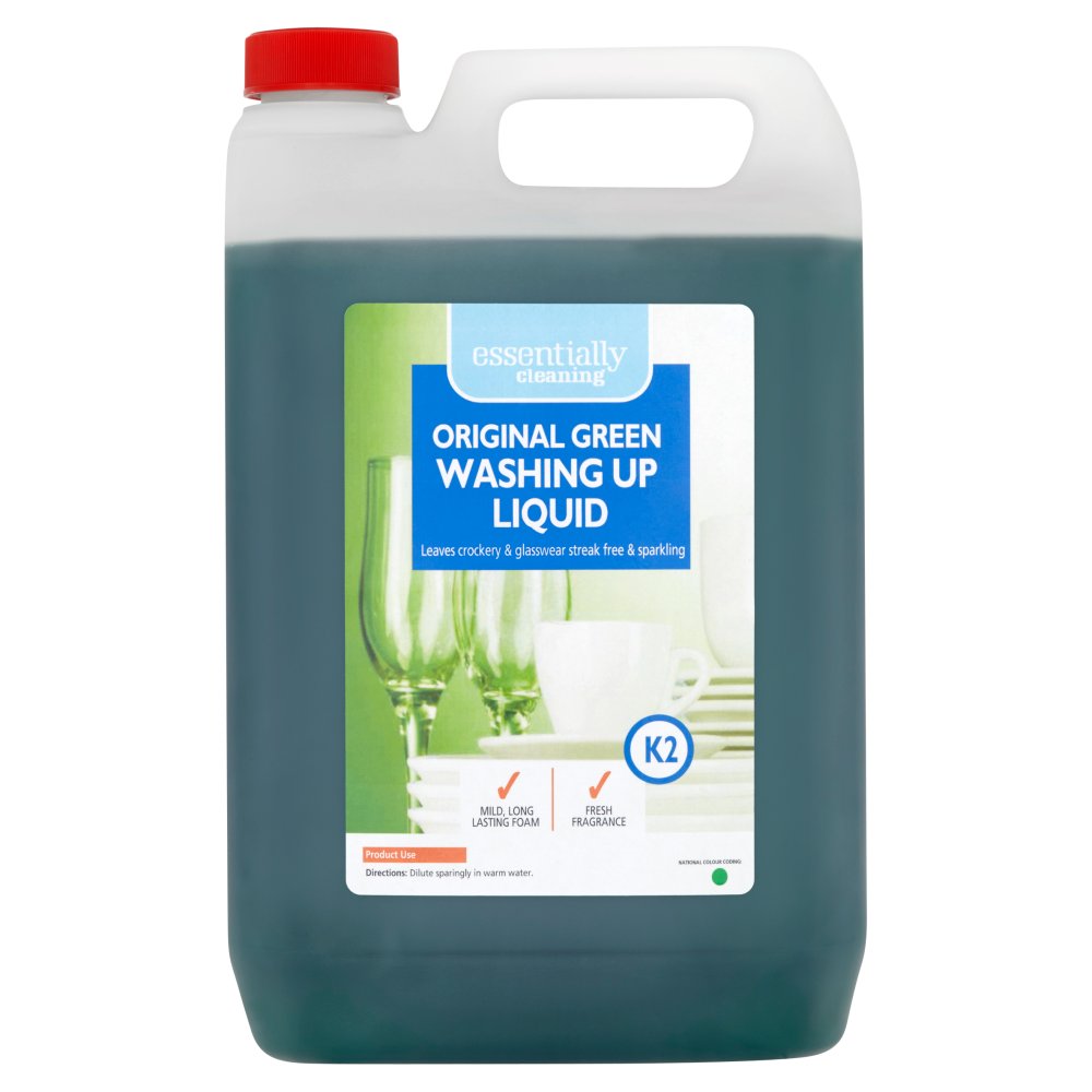 Essentially Cleaning Original Green Washing Up Liquid 5L 5Ltr X 1 – Belito