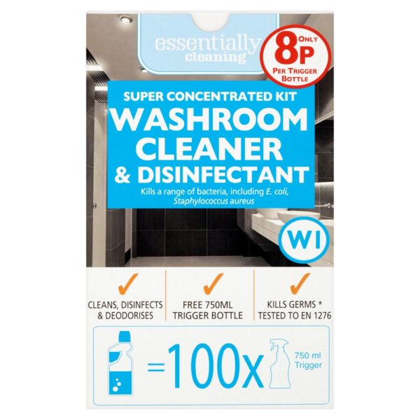 Essentially Cleaning Super Concentrated Kit Washroom Cleaner ...