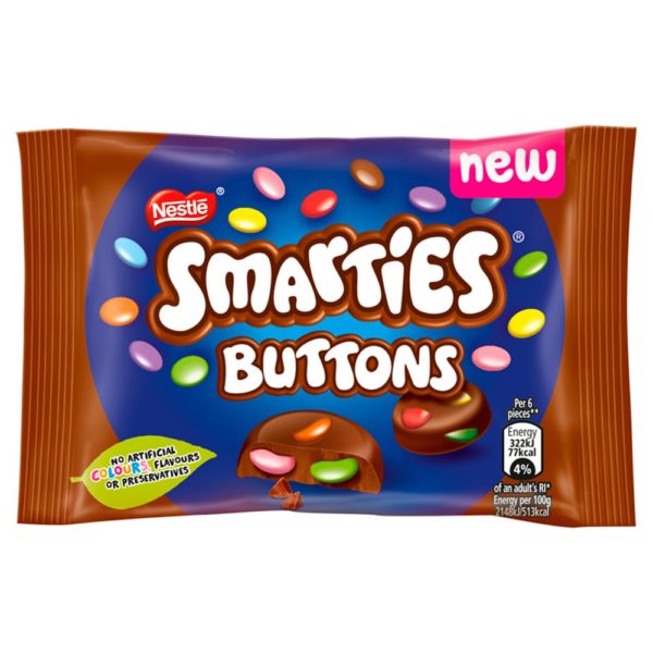 SMARTIES Milk Chocolate Buttons Single 32.5g 33g X 24 X 1 – Belito