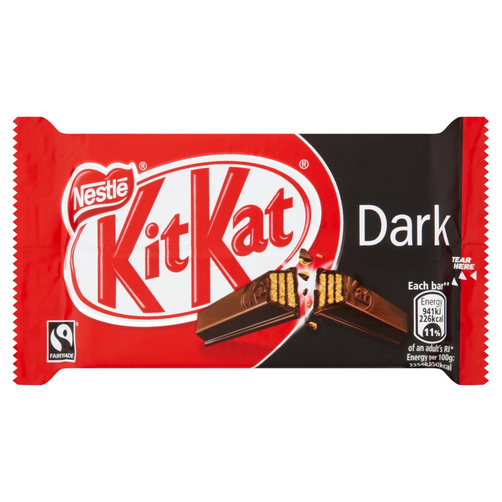 KITKAT 4 Finger 70% Dark Chocolate Bar 41.5g Sgl X 24 X 1 – Belito