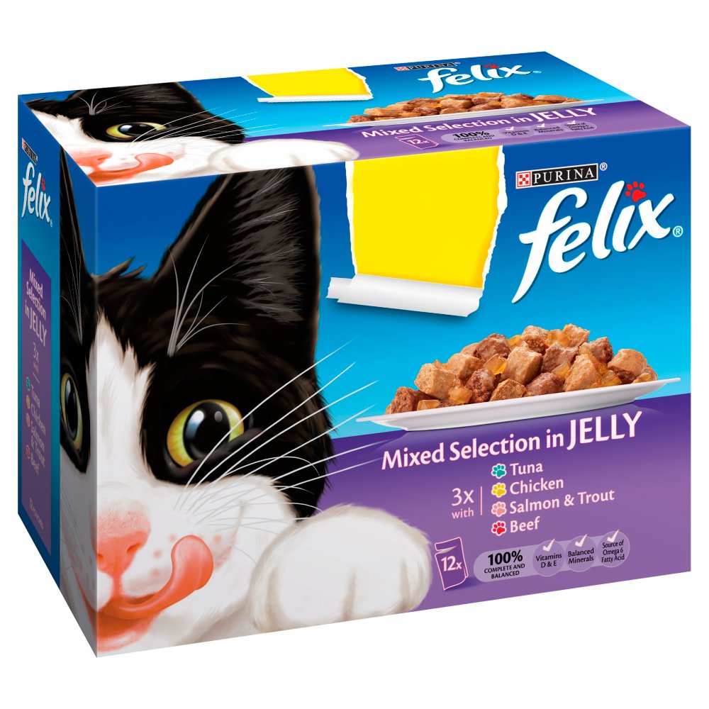 FeliX Cat Food MiXed Selection in Jelly 12 X 100g X 1 – Belito