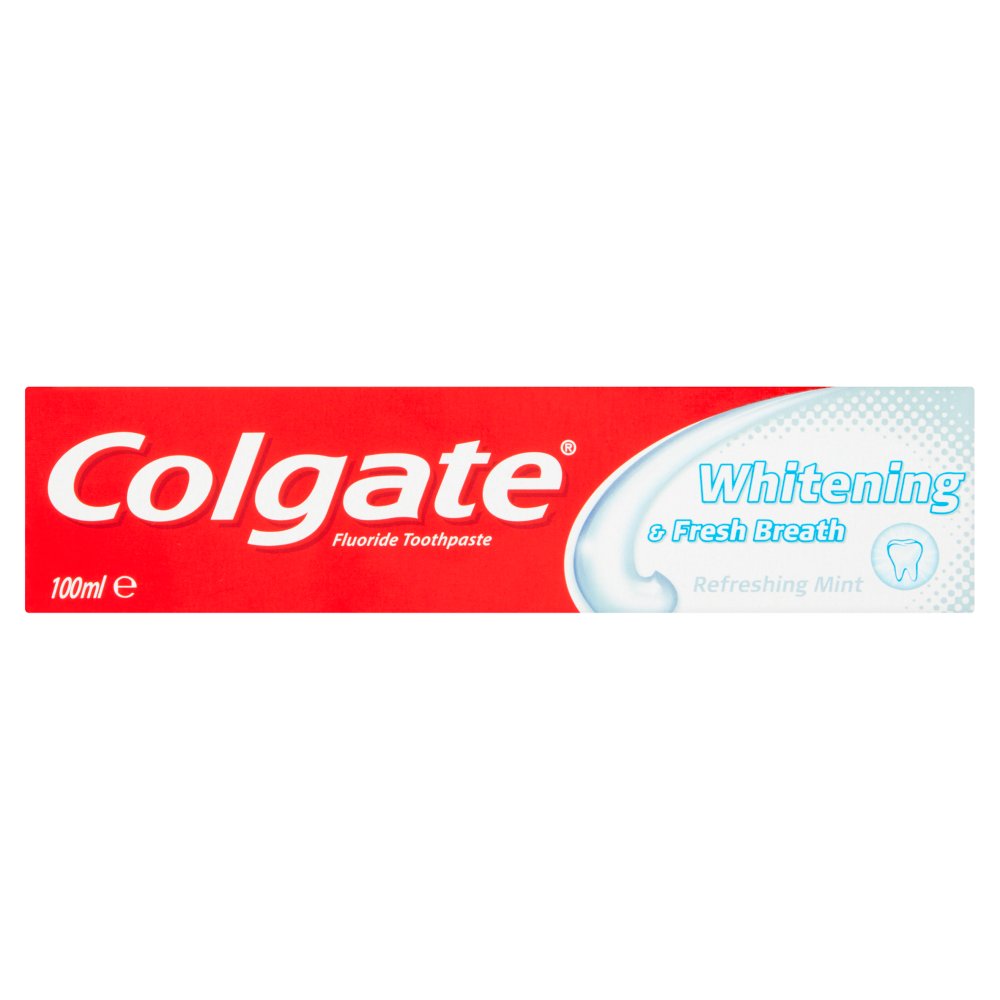 Colgate Whitening & Fresh Breath Toothpaste 100ml X 12 X 1 – Belito